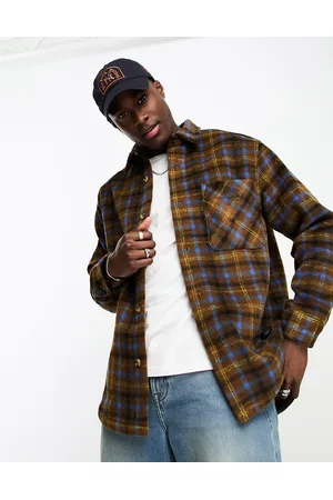 Pull&Bear Check Shirts - Men | FASHIOLA INDIA