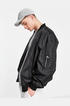Buy ASOS Bomber & Varsity Jackets online - Men - Leather, Varsity & Oversized | FASHIOLA INDIA